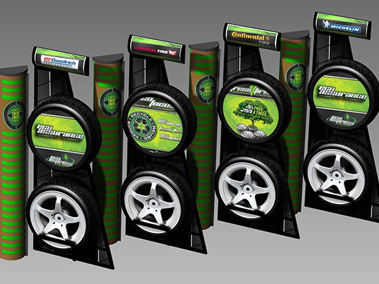 Tire Displays – Motivo Display